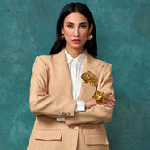 ORCHID, Contemporary Handmade Jewelry Set with Baroque Pearl – Baharnaz Gallery