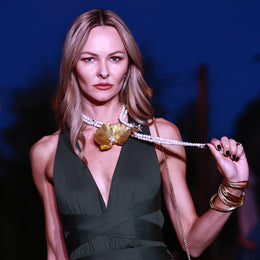 ORCHID, Contemporary Handmade Jewelry Set with Baroque Pearl – Baharnaz Gallery