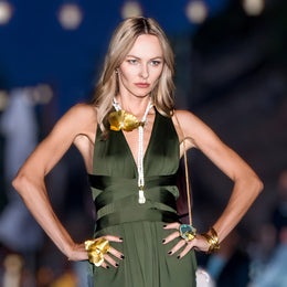 ORCHID, Contemporary Handmade Jewelry Set with Baroque Pearl – Baharnaz Gallery