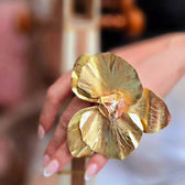 ORCHID, Contemporary Handmade Jewelry Set with Baroque Pearl – Baharnaz Gallery